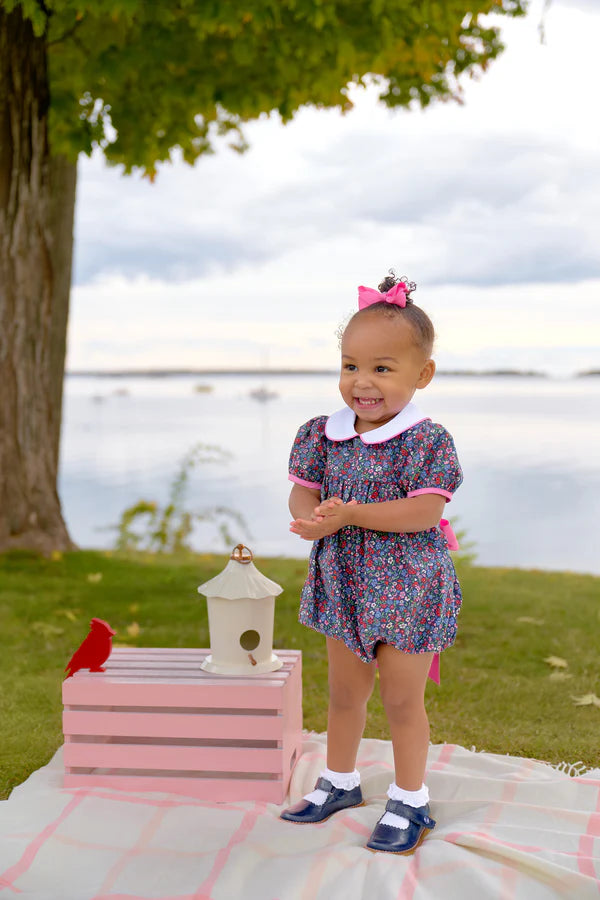 Beaufort Bonnet Cindy Lou Sash Bubble in Fairfax Farm Floral with Wort ...