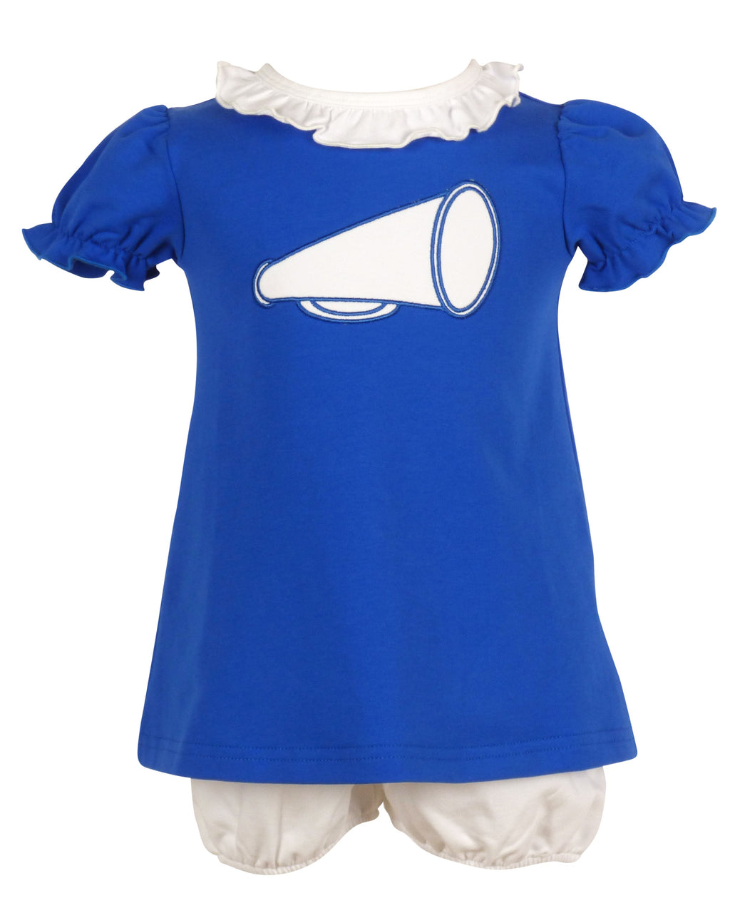 Game Day Bloomer Set - Blue – The Smocked Swan