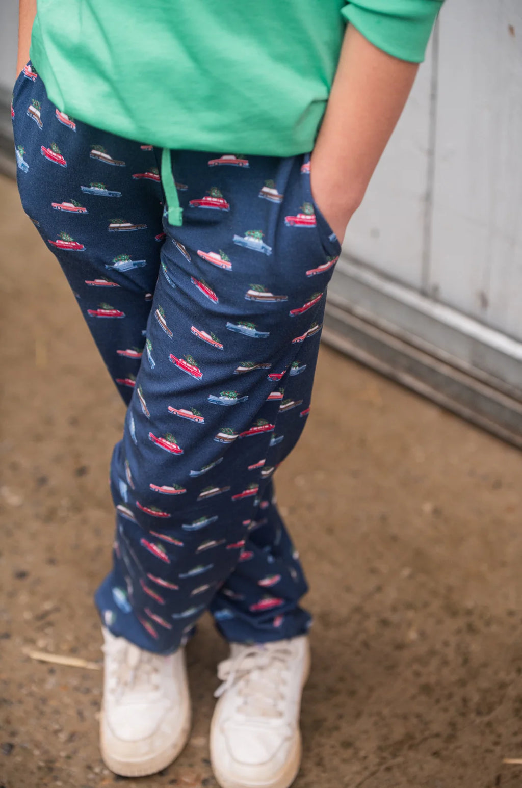 Prodoh Kid's Lounge Life Pant With Christmas Car Print – The Smocked Swan