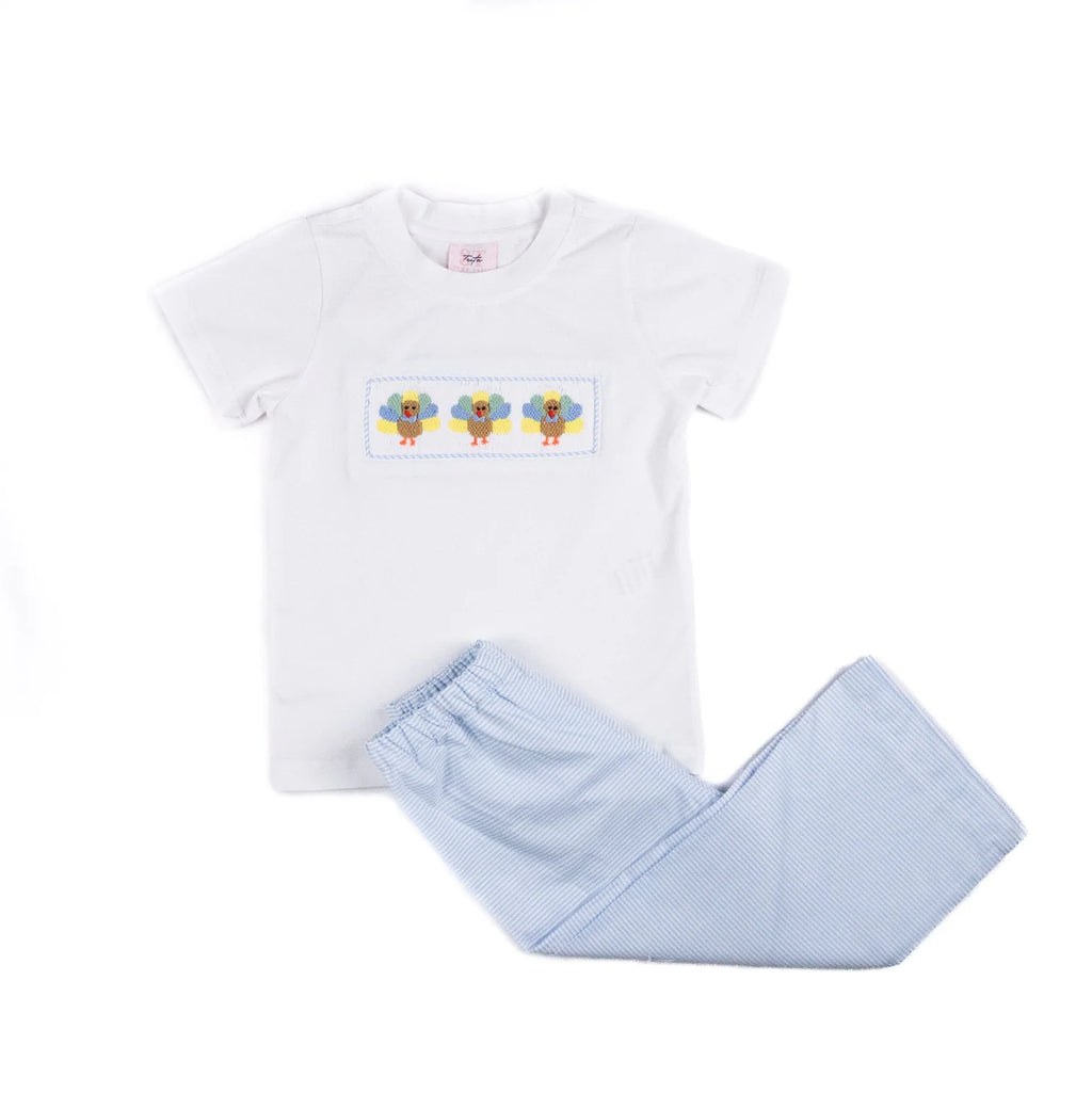 Shop Teeta Turkey Trot Harrison Pant Set – The Smocked Swan