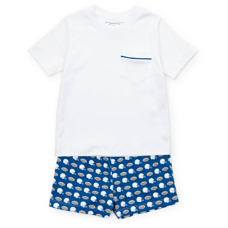 Lila and Hayes Walker Boys' Short Set - First Down Football – The ...